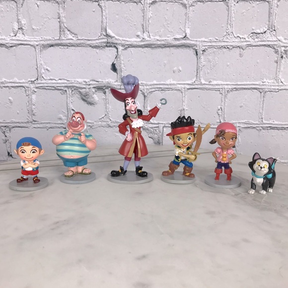 Disney | Toys | Disney Peter Pan Mini Figurines Kids Cartoon Character ...